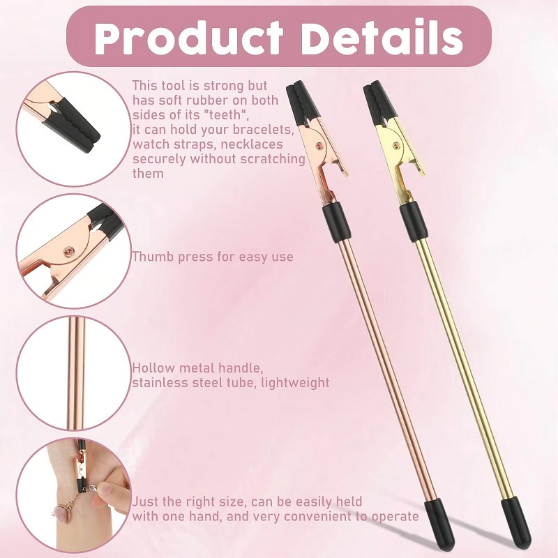 Bracelet Clasp Helper Tools With Non-slip Protective Cover