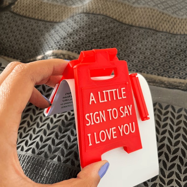 💖Romantic MINI SIGN. A little sign to say I love you.