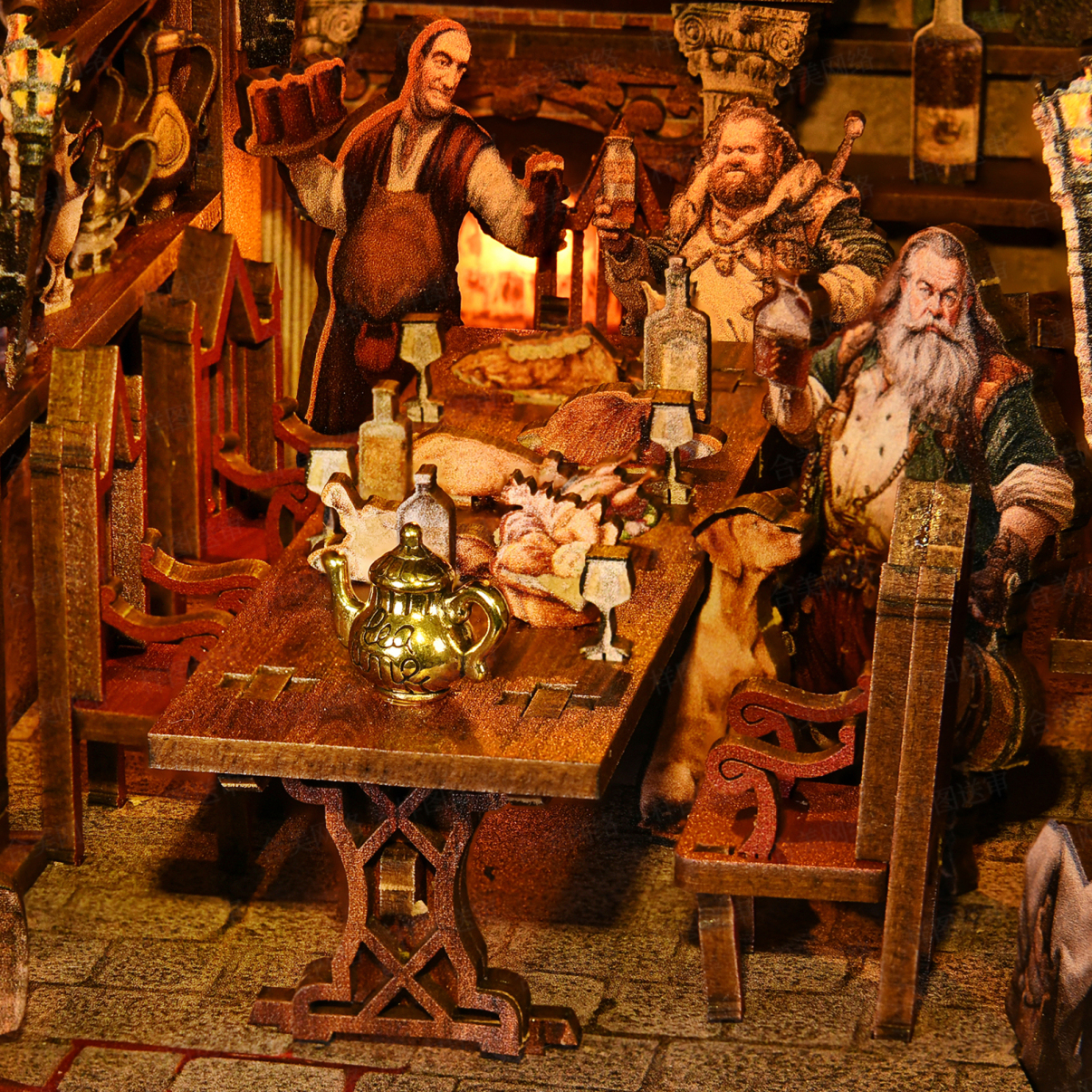 The Ancient Bar DIY Book Nook Kit-Miniature Pub & Tavern Scene – Book ...