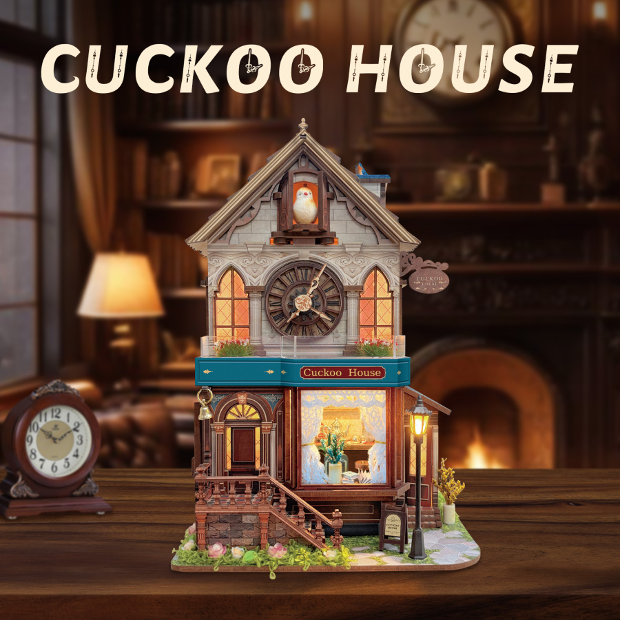 Cuckoo Clock House Kit - DIY Cuckoo Clock Building Kit – Book Nook World