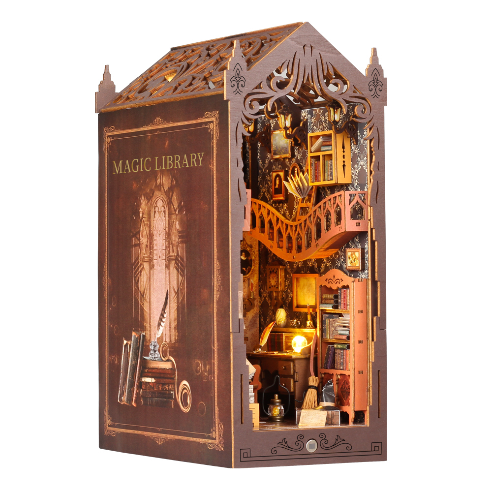 New Magic Library DIY Book Nook Kit-Book Nook World