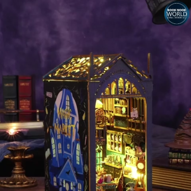 Magic Market DIY Book Nook Kit-Enchanted Magic Book Nook – Book Nook World