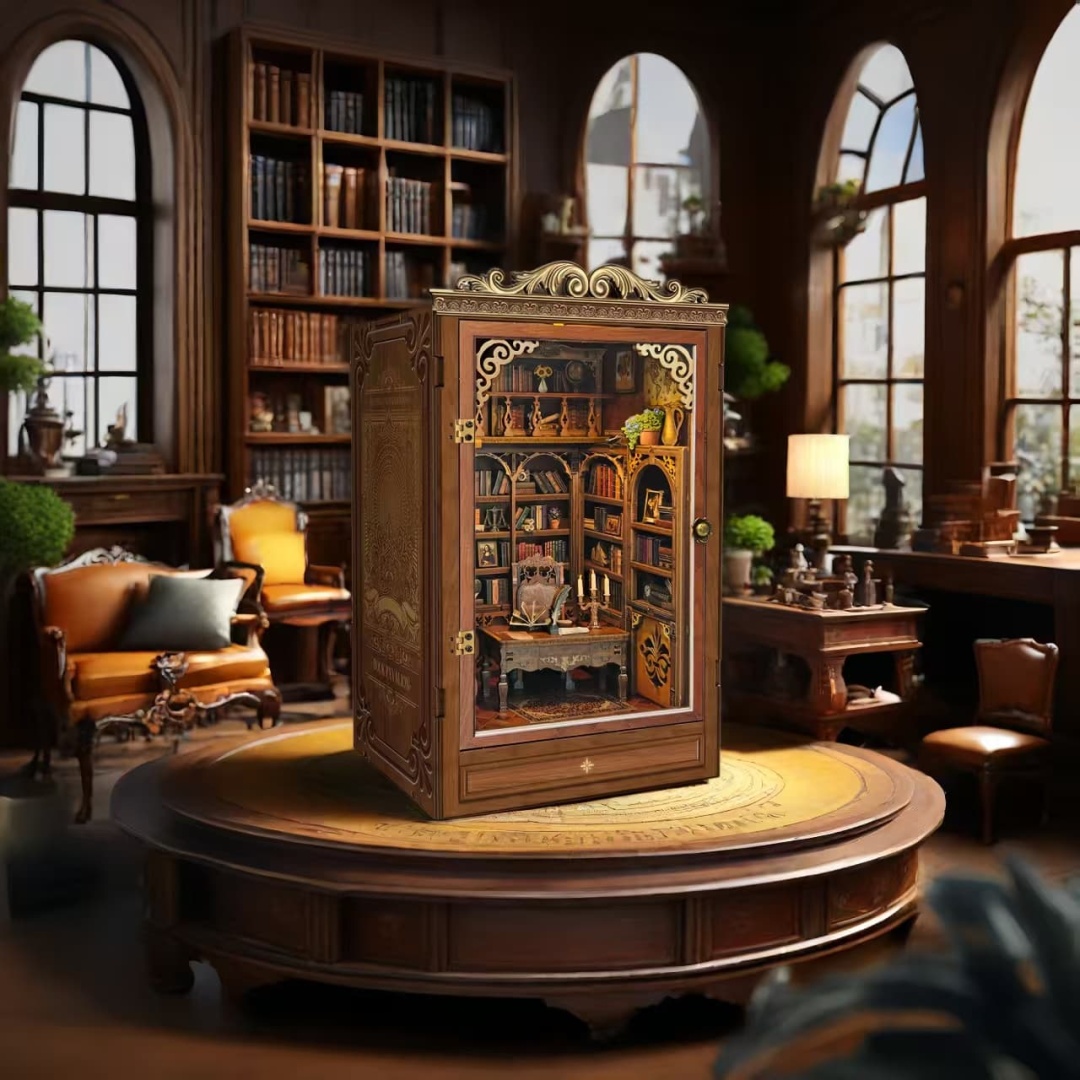 Library Book Nook Kits | Miniature Library Scenes – Book Nook World