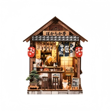 Japanese Book Nook Kits | Japan Street & Garden Scenes – Book Nook World