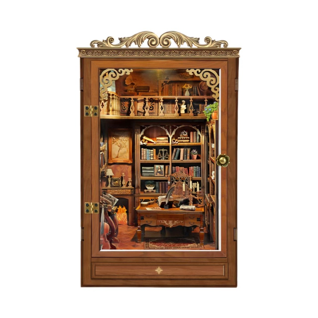Library Book Nook Kits | Miniature Library Scenes – Book Nook World