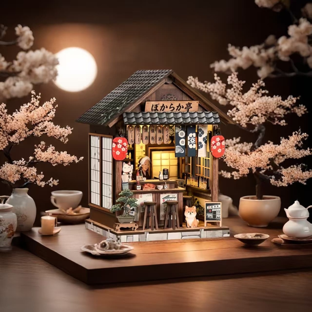 Japanese Book Nook Kits | Japan Street & Garden Scenes – Book Nook World