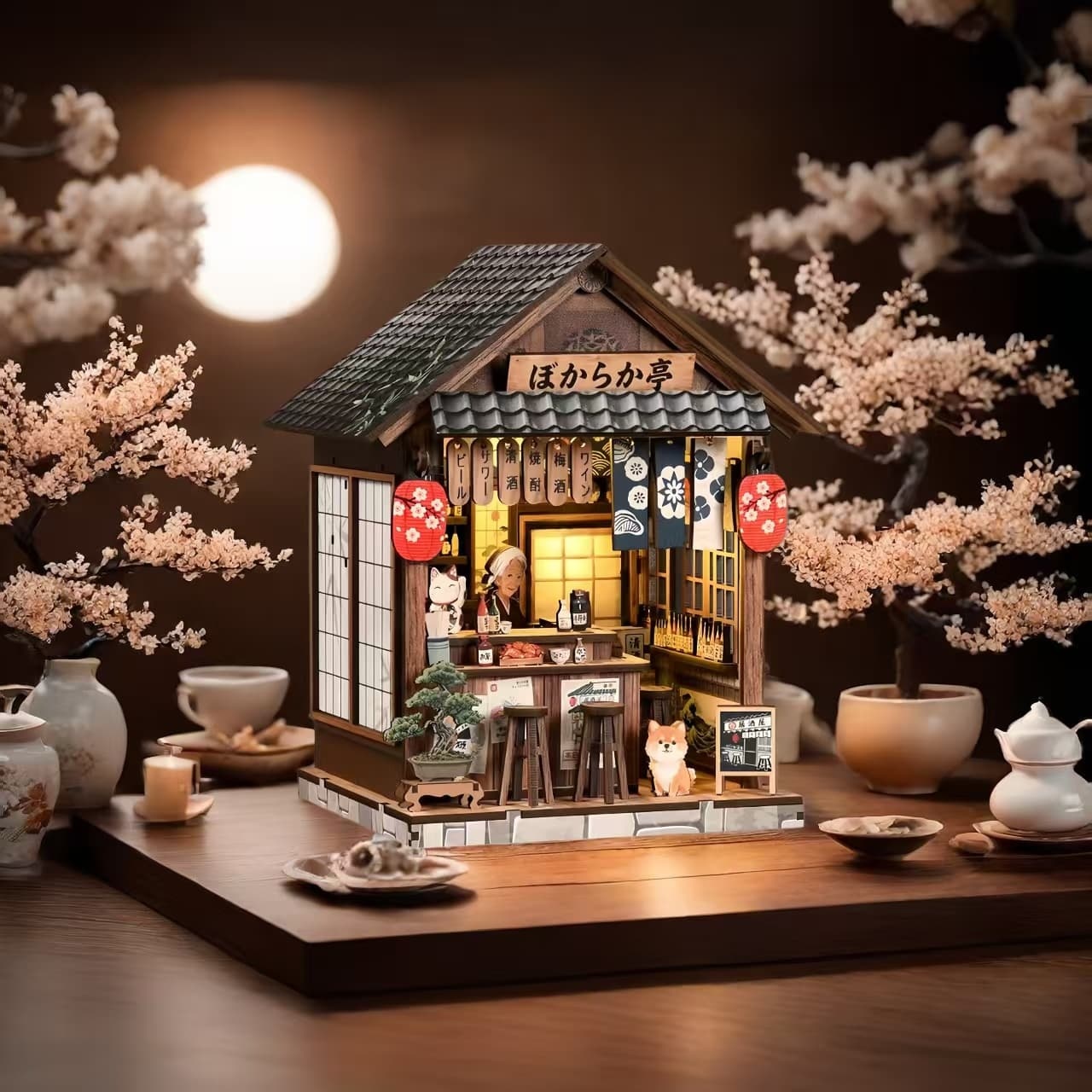 Japanese Book Nook Kits | Japan Street & Garden Scenes – Book Nook World