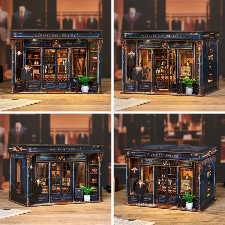 Vintage Coffee Shop DIY Miniature Kit-Cozy Miniature Café – Book Nook World