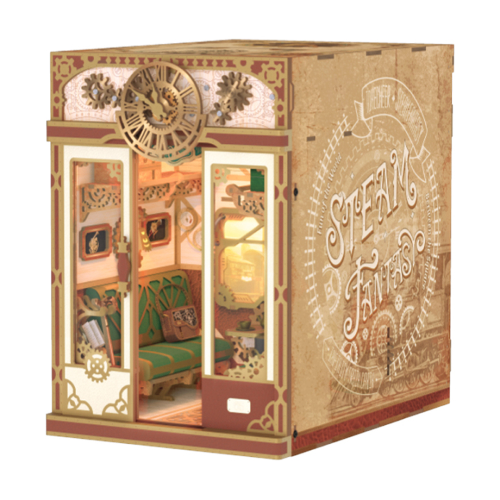 Vintage Coffee Shop DIY Miniature Kit-Cozy Miniature Café – Book Nook World