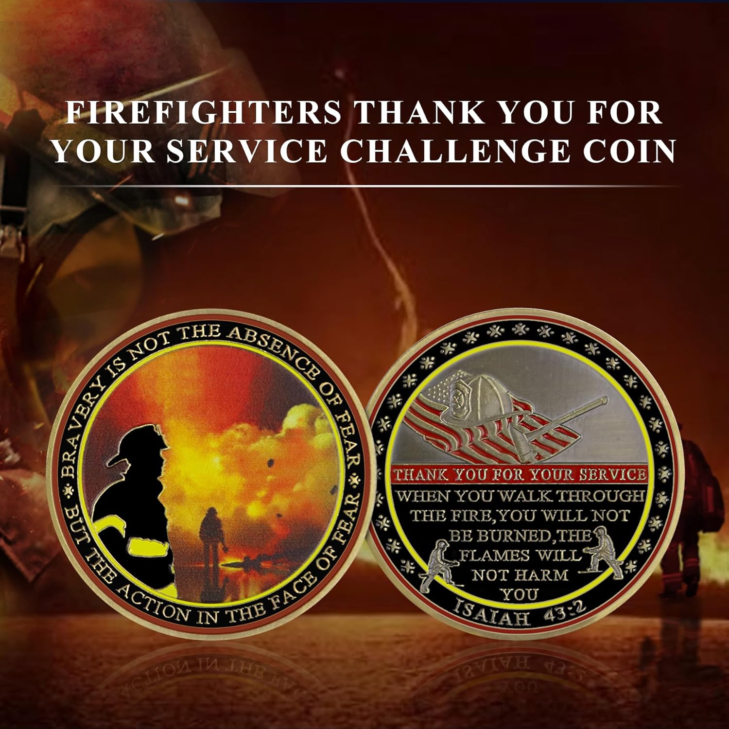 Firefighters Challenge Coin