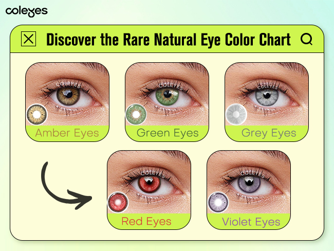 Rare Natural Eye Color What Is Your Eye Color? #rec #foryou #tabletop