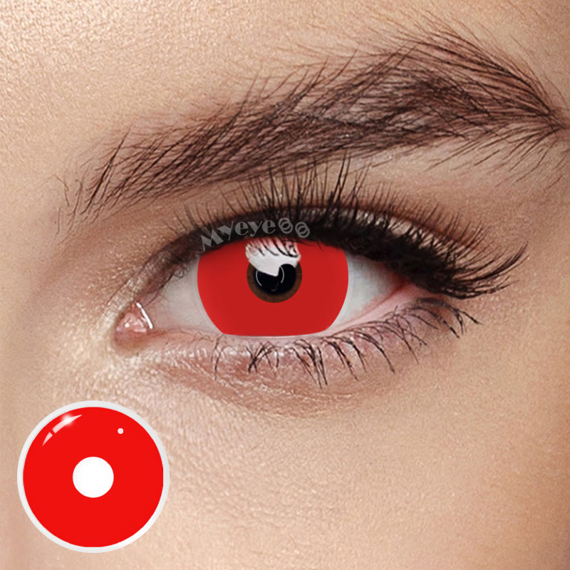 MYEYEBB Prescription Red Colored Contacts – MYEYEBB