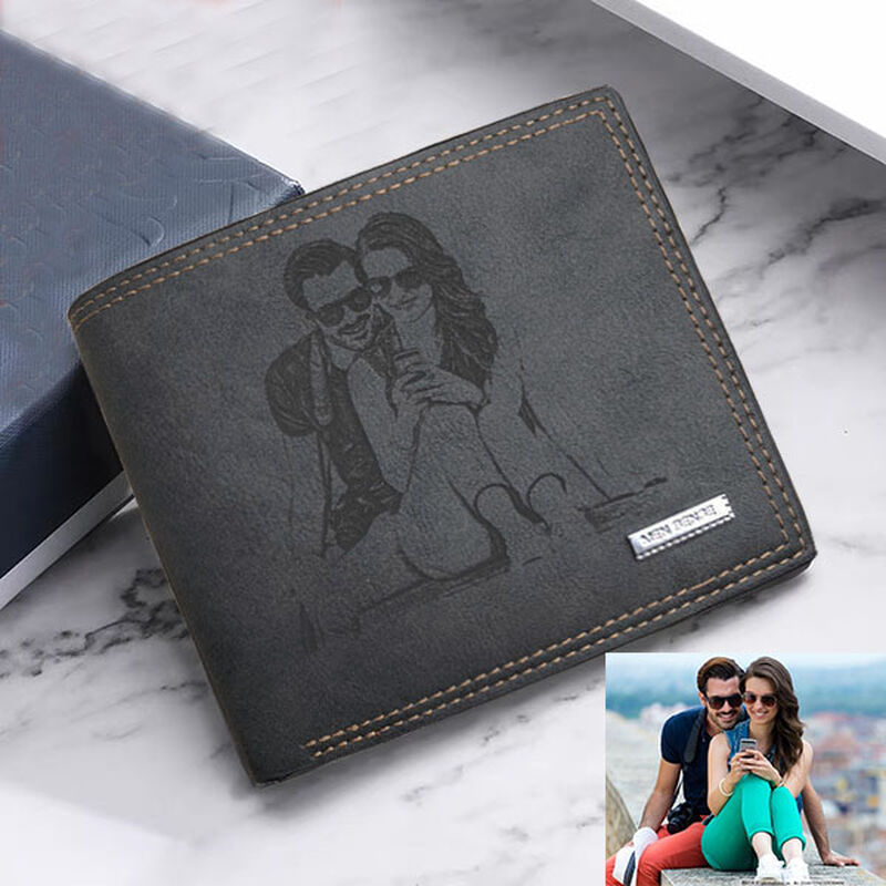 Tri-Fold Black Men's Wallet in Soft Leather-Couple – Wownine