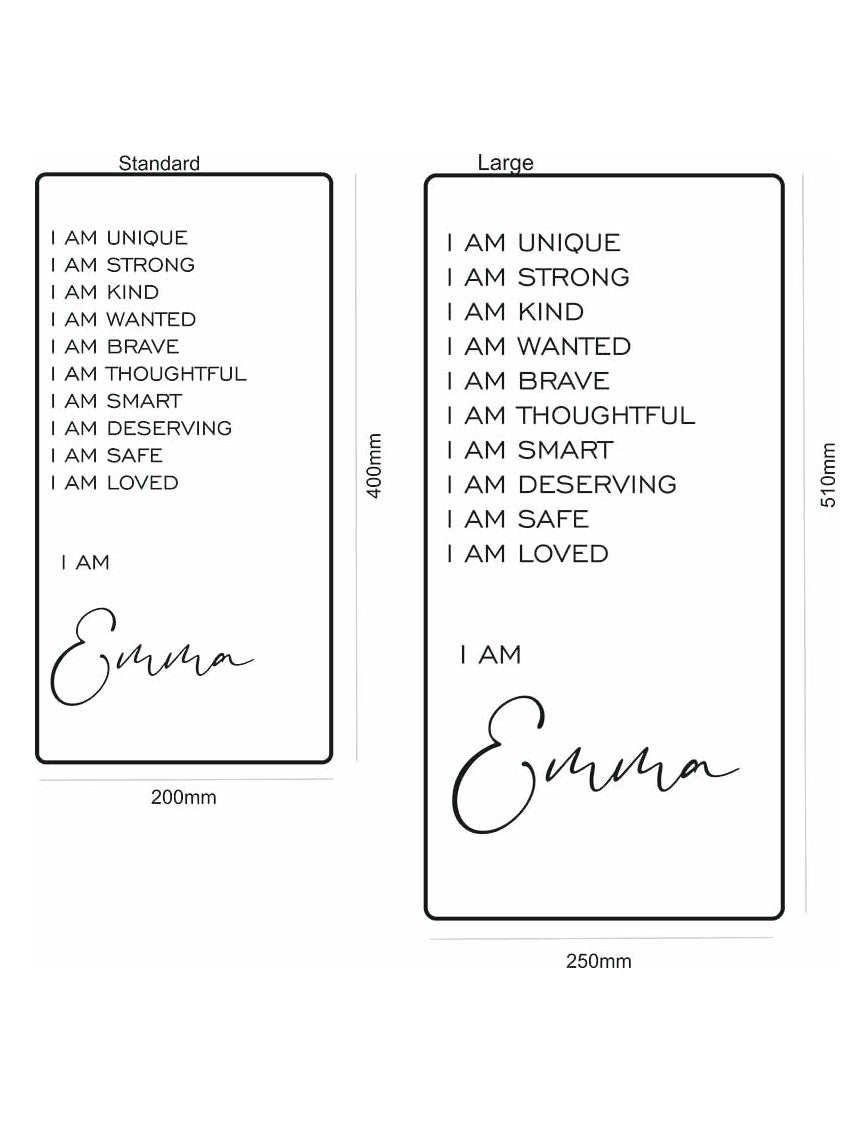 Affirmations Mirror - I Am Mirror 💗 – Wownine