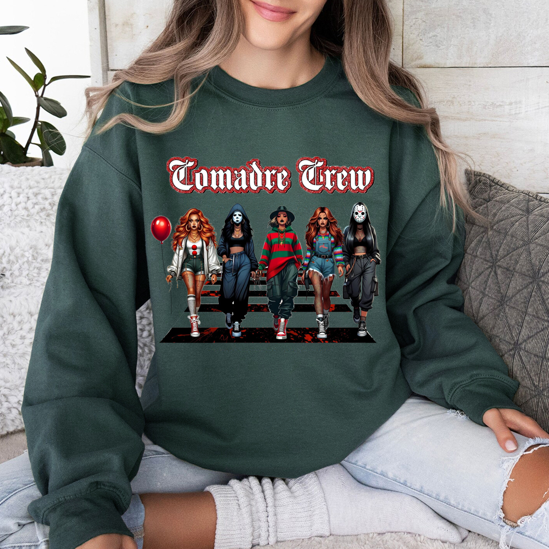 Comadre Crew Horror Movie Girls Shirt – Wownine