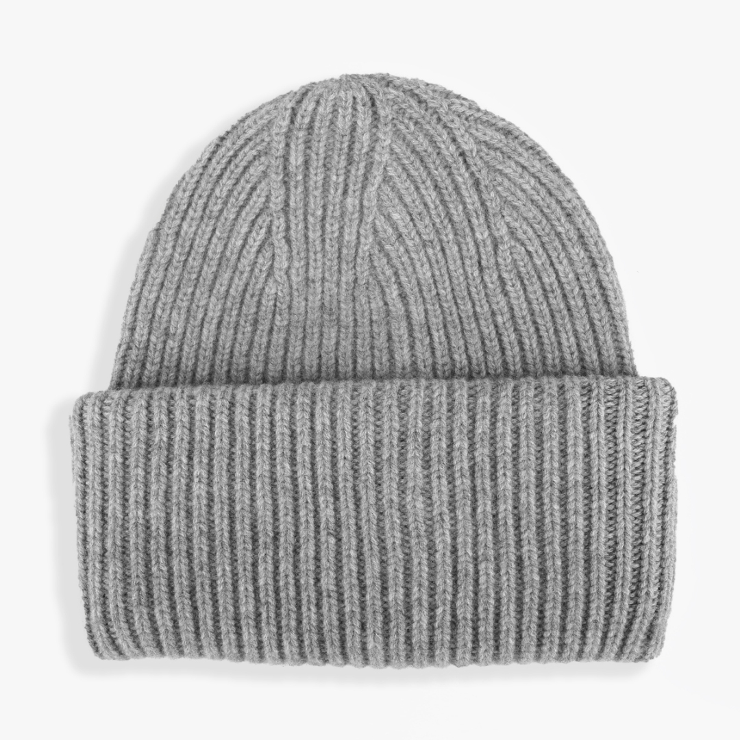 Blank High Cuffed Merino Wool Beanies - 1338