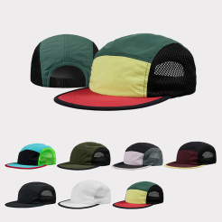 Blank Water Repellent 5 Panel Nylon Mesh Camper Hat Wholesale ...