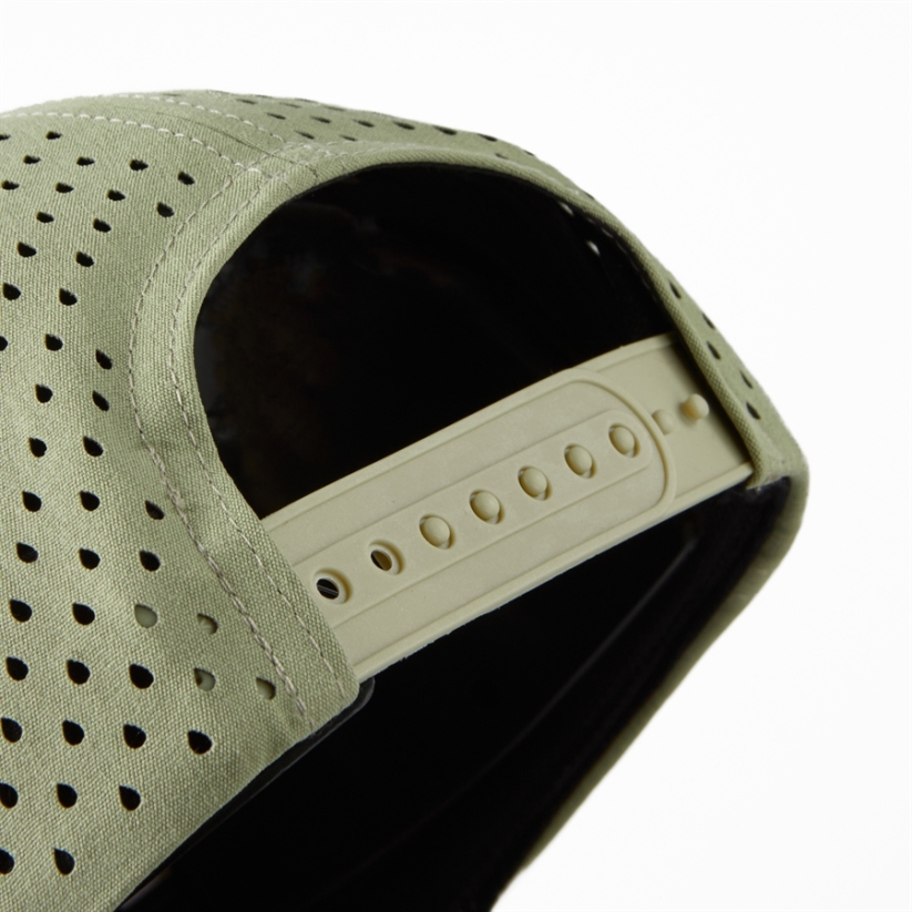 Blank & Custom Laser Perforated 5 Panel Performance Snapback Hat ...