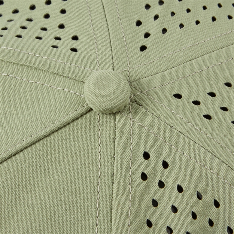 Blank & Custom Laser Perforated 5 Panel Performance Snapback Hat ...