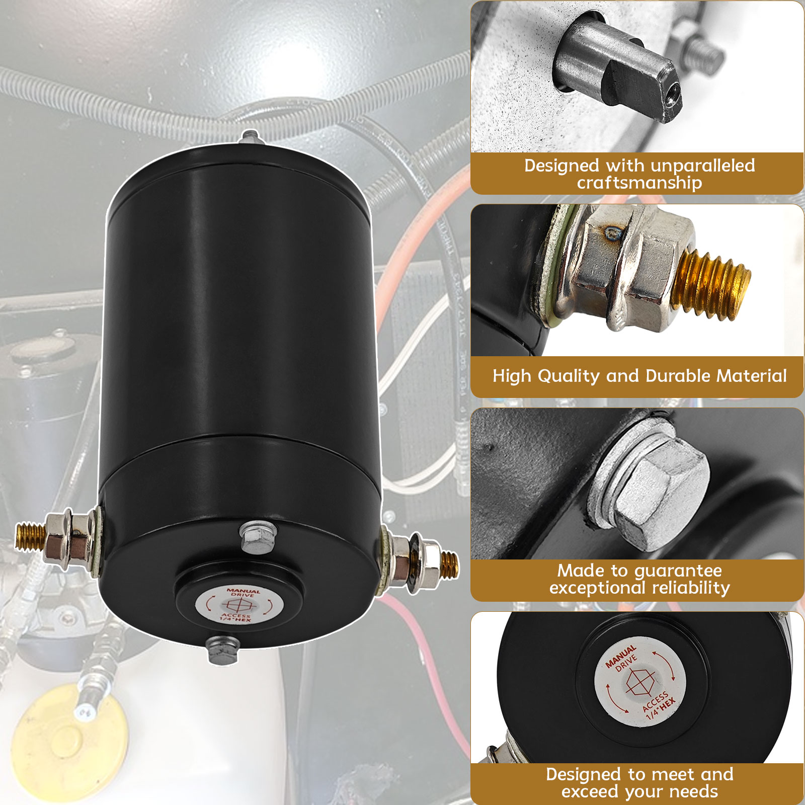 Bi-rotational Hydraulic Leveling And Slide Out Replacement Pump