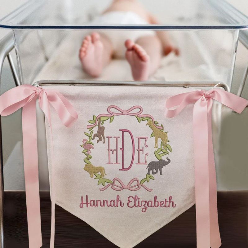 Safari Zoo Welcome Banner Gender Neutral Baby Banner