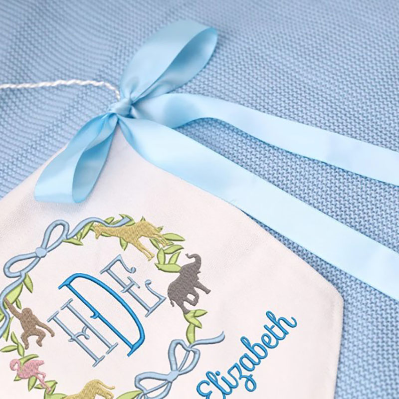 Safari Zoo Welcome Banner Gender Neutral Baby Banner