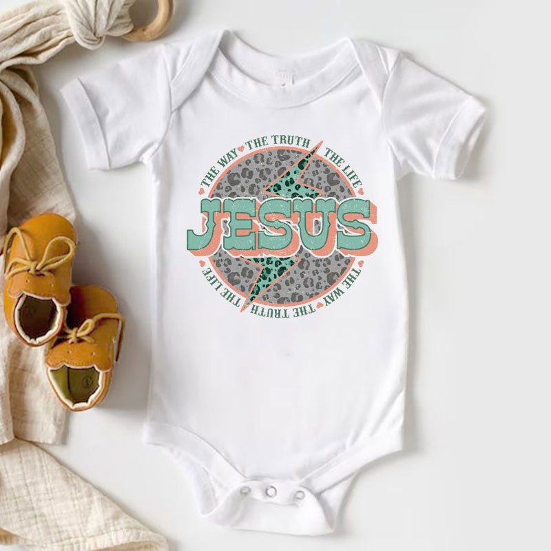 Jesus Thunderbolt Christian Baby Bodysuit