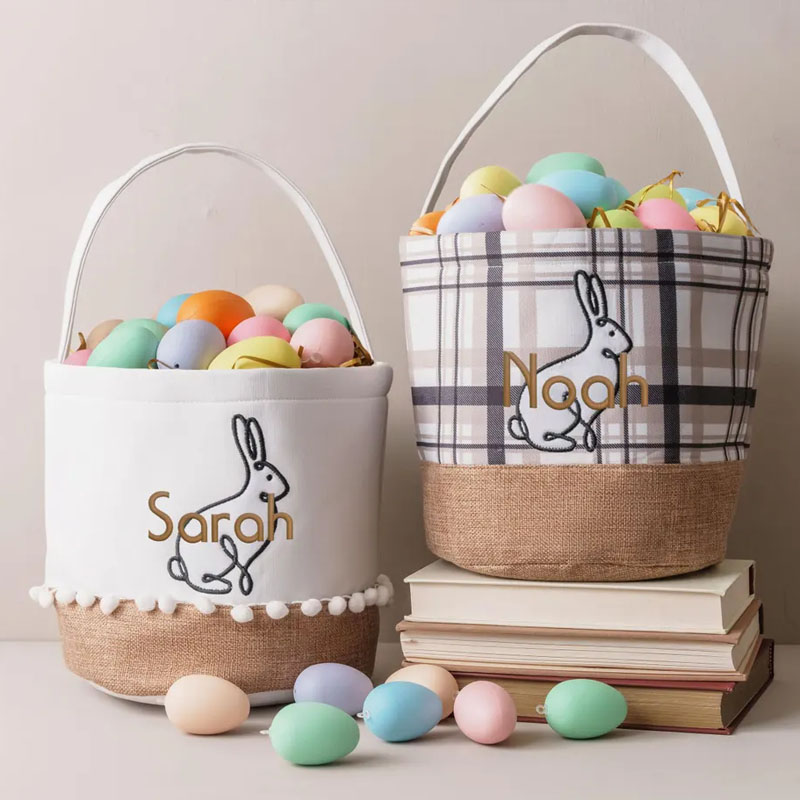 Personalized Handmade Easter Egg Basket