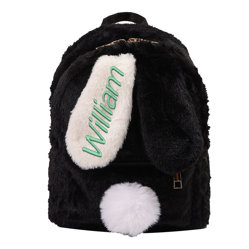 Personalized Embroidery Cute Bunny Backpack