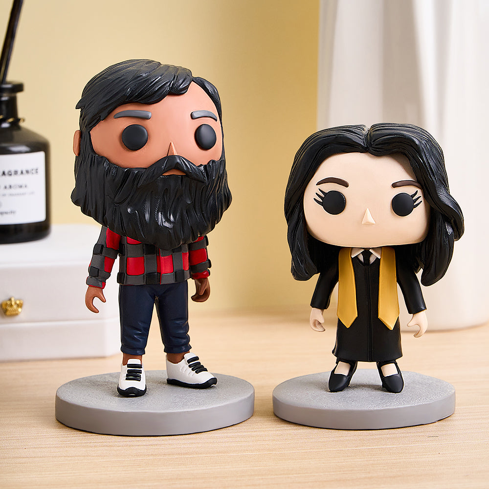 Custom Big Head Cartoon Bobbleheads Personalized 1 Person Figure Statue ...