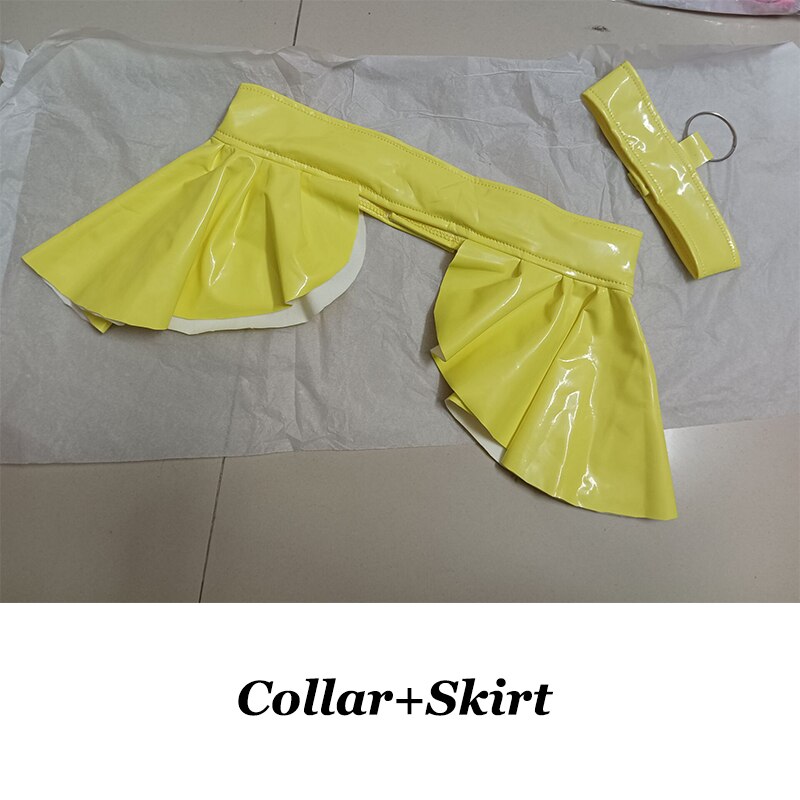 Fluorescent Color Nightclub Bikini Performance Clothing Suit Rave Out