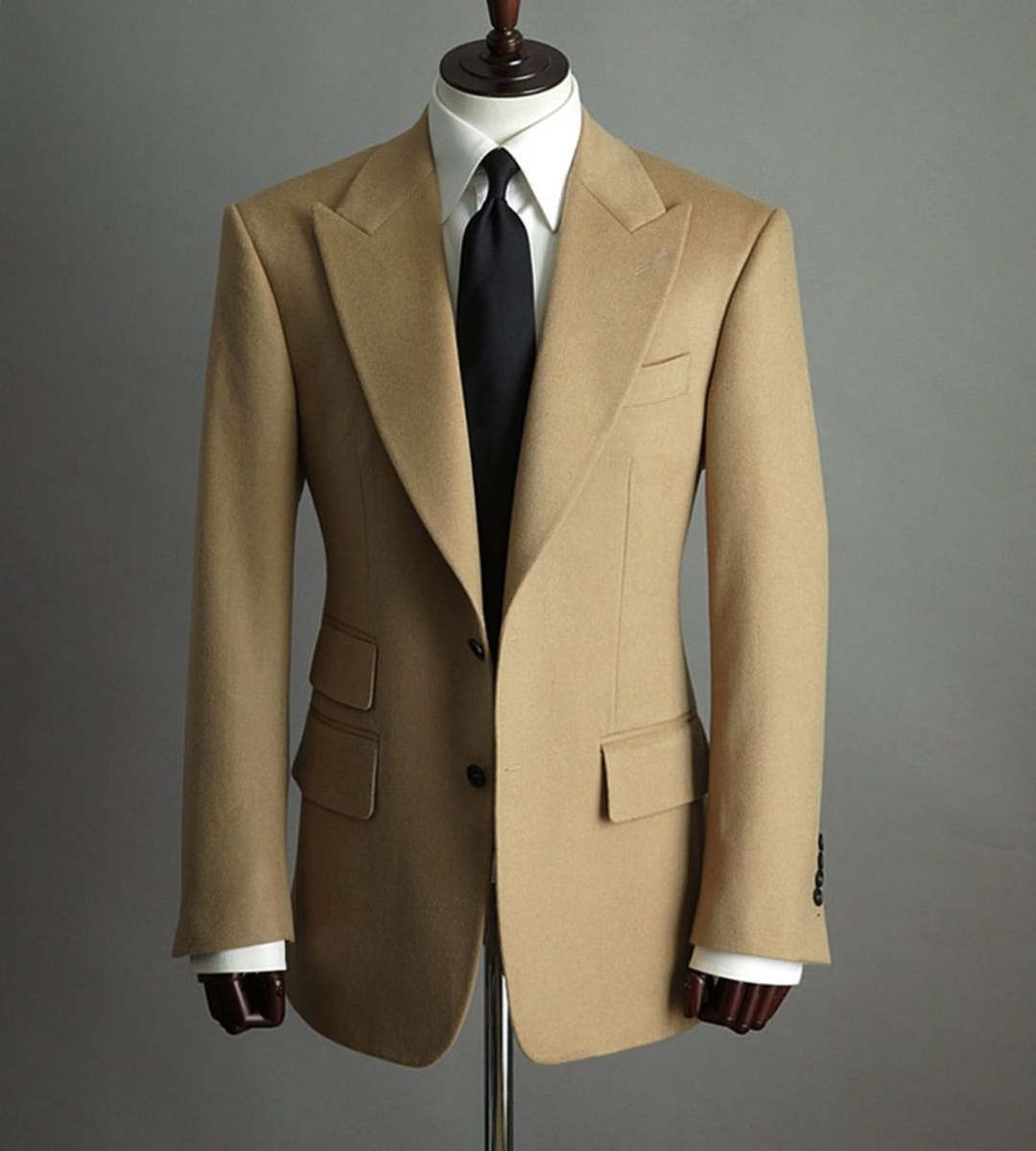 Winter Gentleman Wedding Men Suits With Closure Collar Classic One-Pi