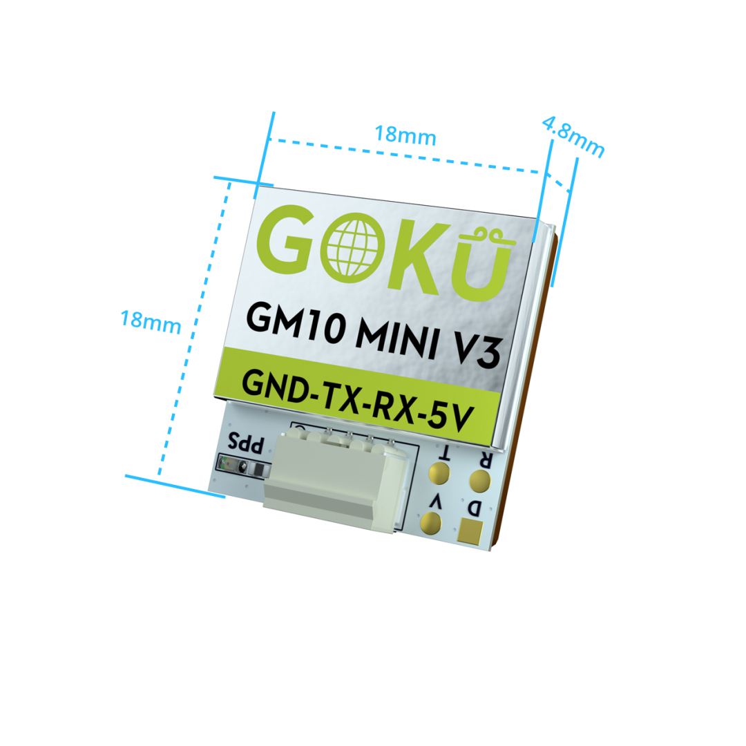 FLYWOO Mini GPS - GOKU GM10 V3, M10050 Chipset
