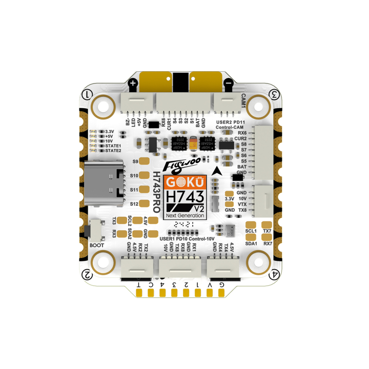 FPV Flight Stack GOKU H743 PRO 55A by FLYWOO