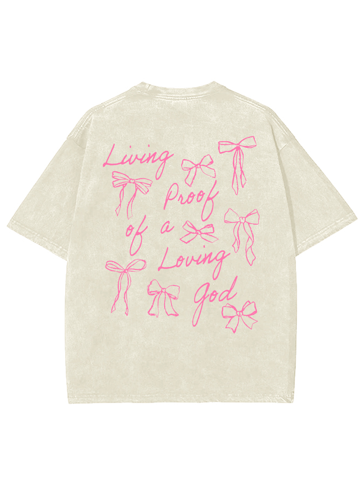 Living Proof Of A Loving God Unisex Washed T Shirt