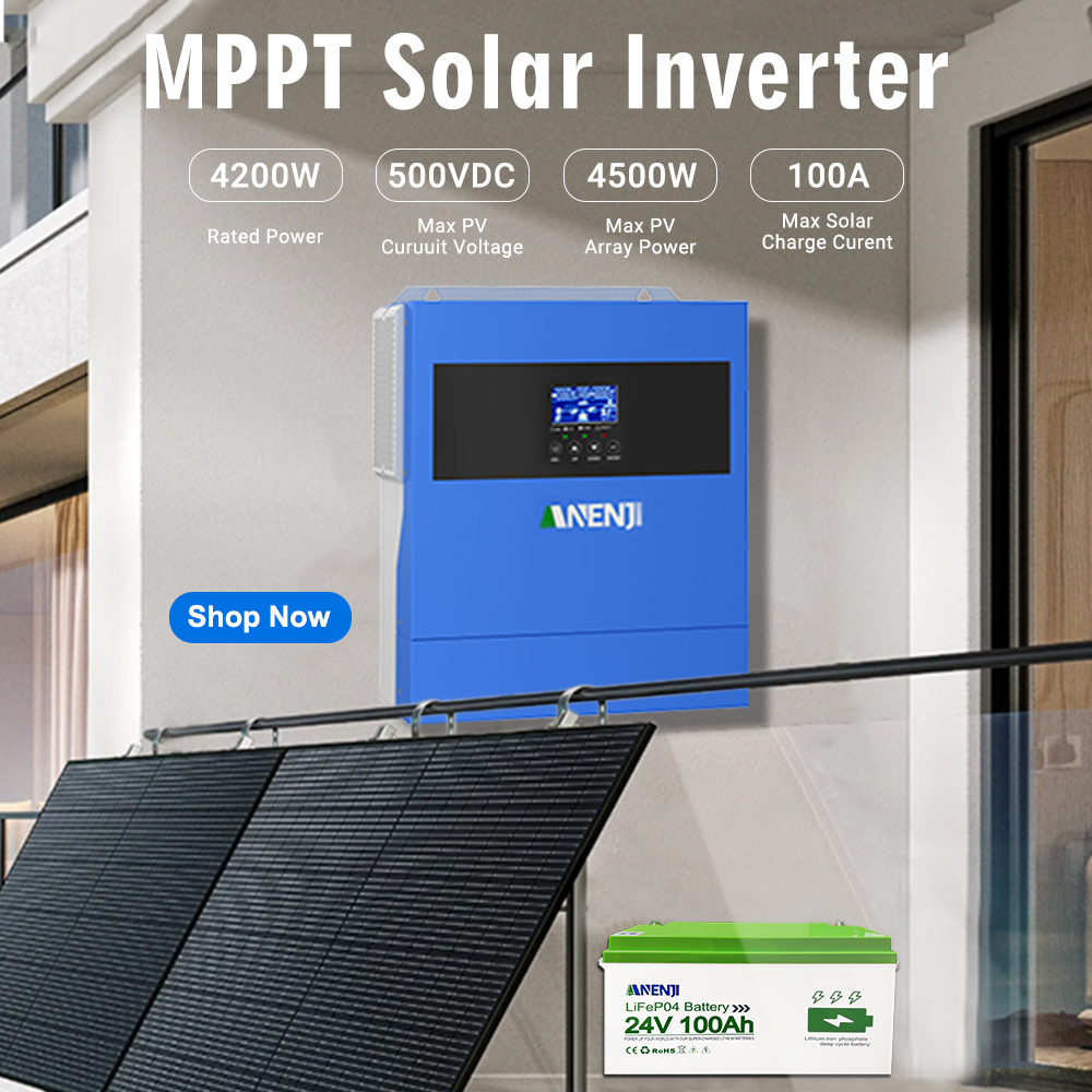 ANENJI Official Store | solar power inverter | LiFePO4 Battery – Anenji ...