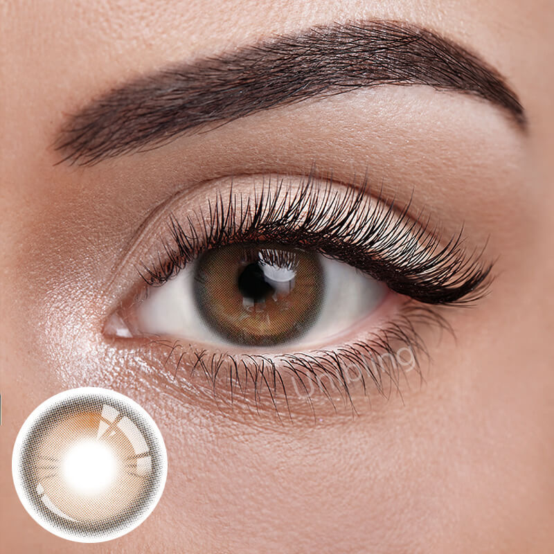 Colored Contact Lenses: Unibling Meow Orange- Yearly Wear