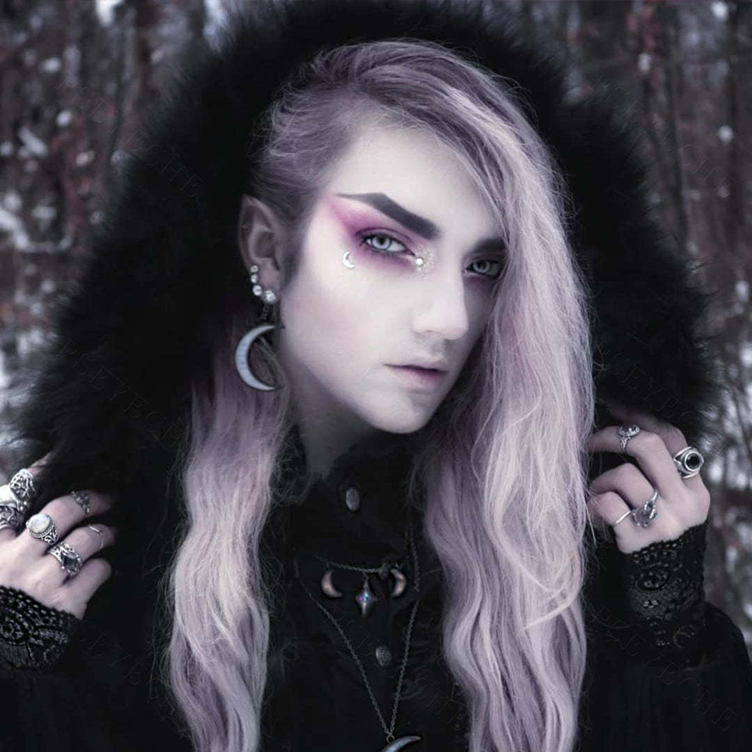 Unibling Light Gray Vampire Contacts Yearly Wear Lenses