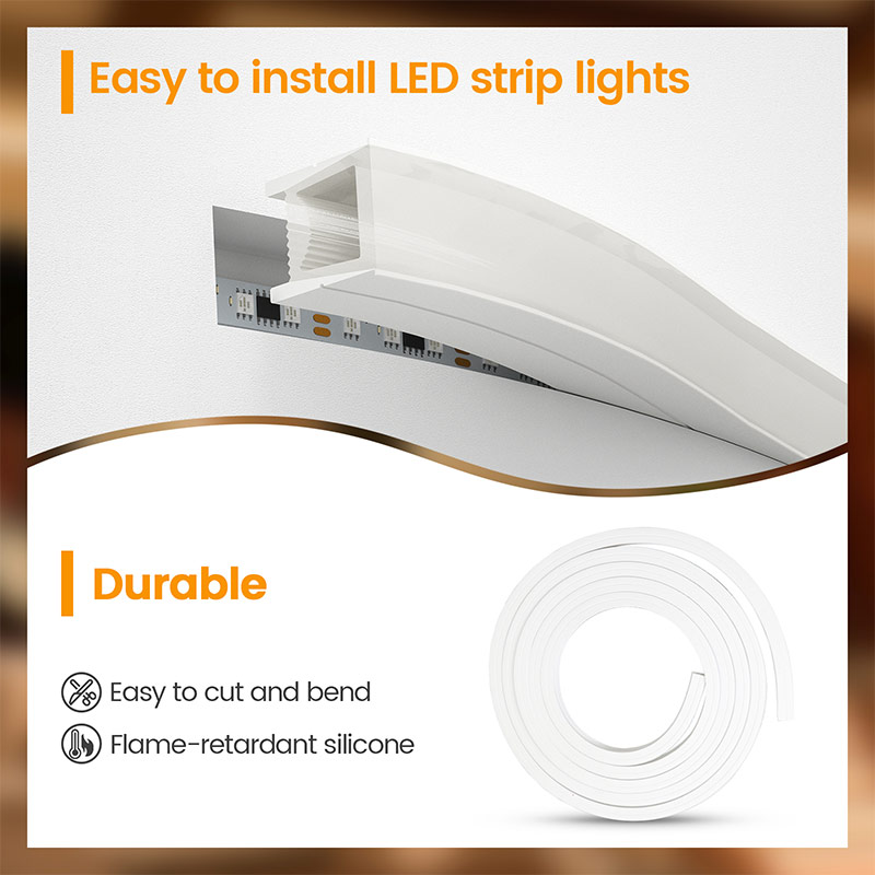 Silicone LED Channels – Muzata LED Channel