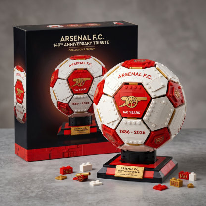 Arsenal F.C. 140th Anniversary Tribute Football Building Blocks Set ...