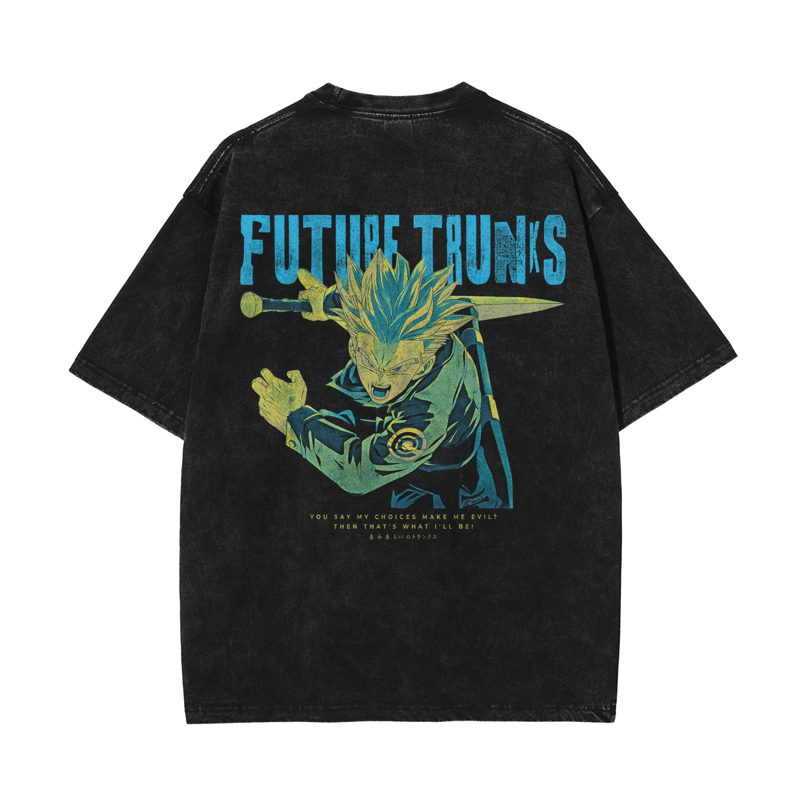 Future Trunks Vintage T-Shirt | Dragon Ball Super – TheAnimeCollective