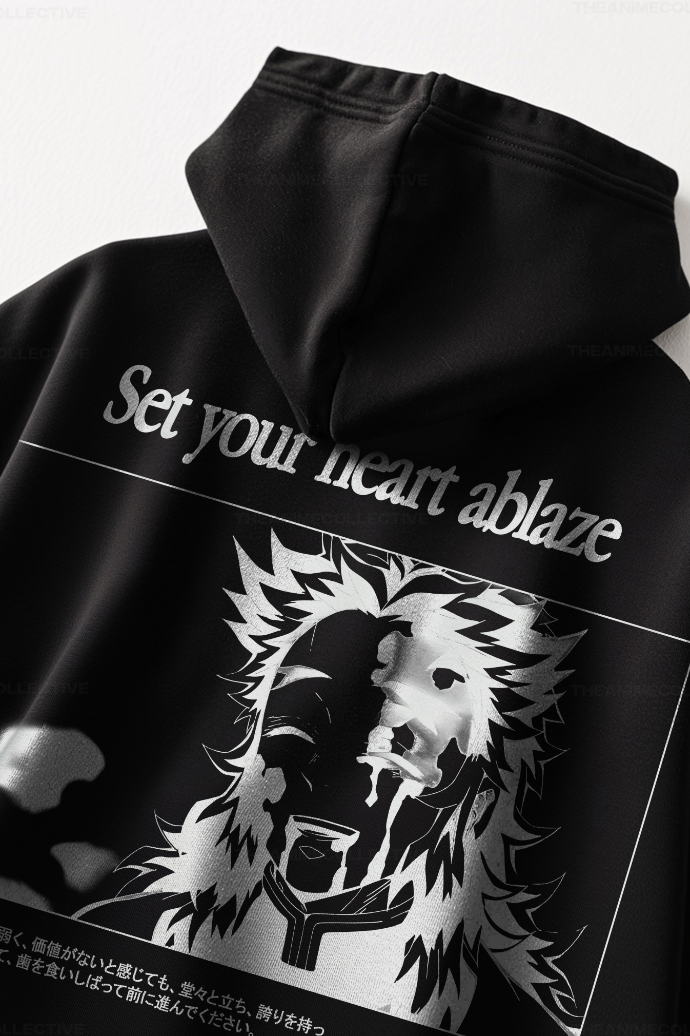 Kyojuro Rengoku Ablaze Heavy Hoodie | Kakugo Collection ...