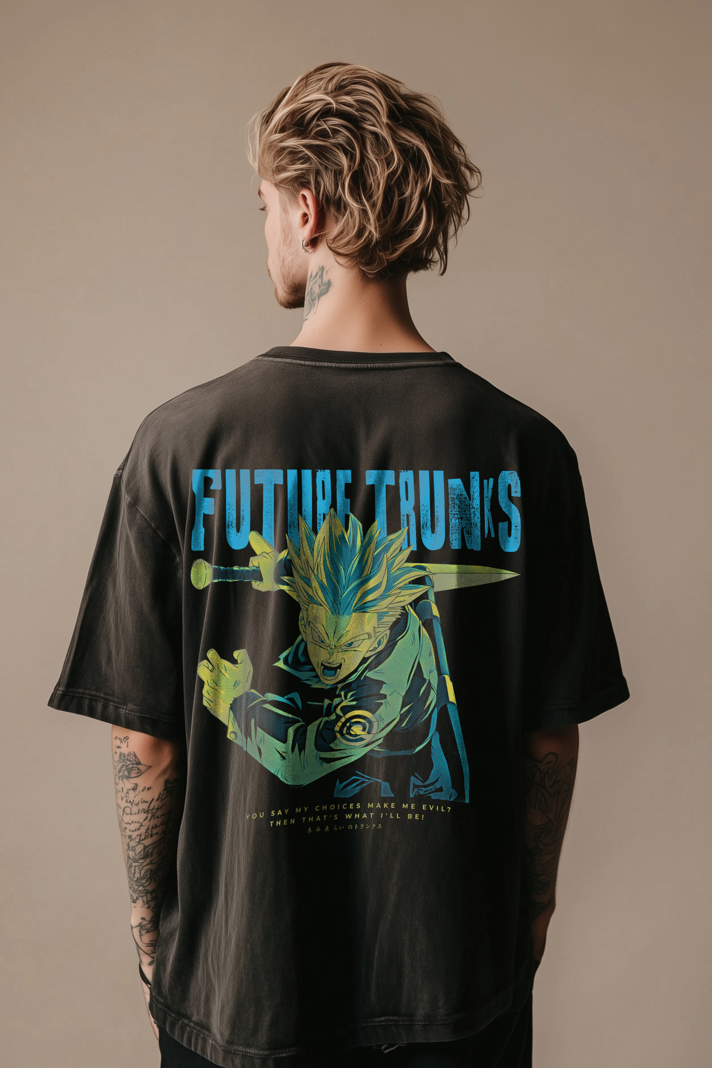 Future Trunks Vintage T-Shirt | Dragon Ball Super – TheAnimeCollective