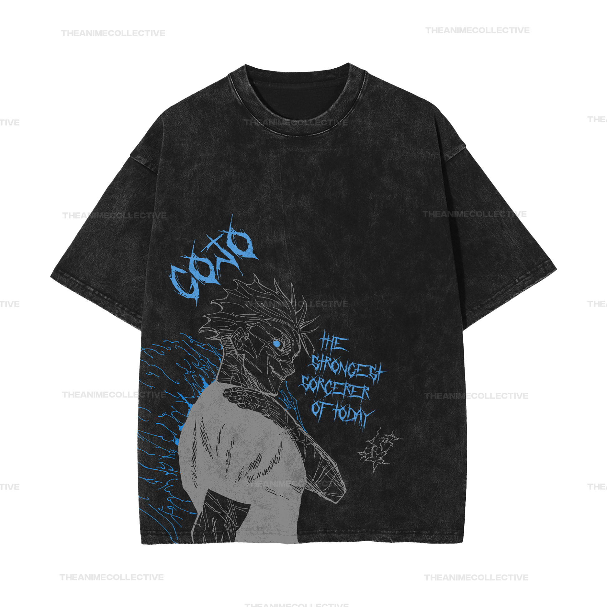 Gojo Extended Vintage T-Shirt | Jujutsu Kaisen – TheAnimeCollective