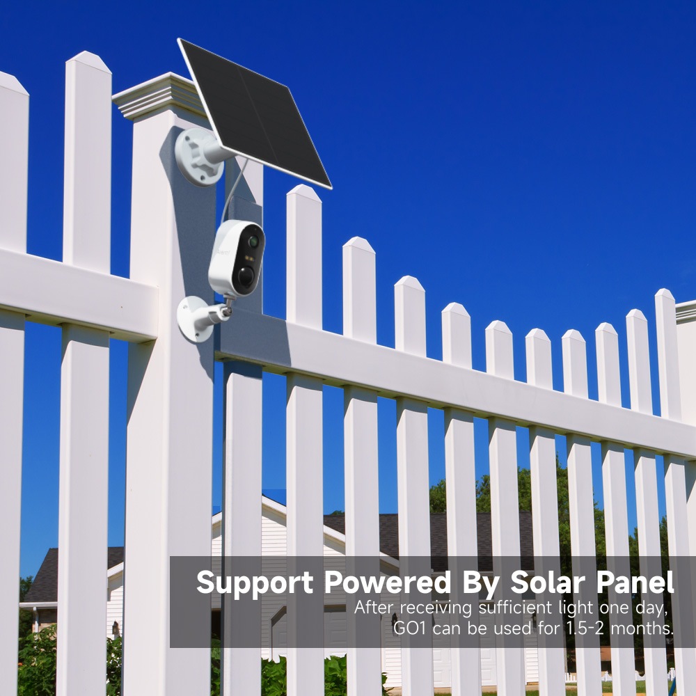 Arenti GO1 Battery Powered Wireless Wifi Security Cameras With Solar Panel