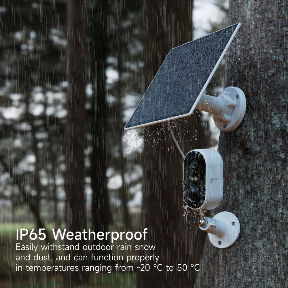 Arenti GO1 Battery Powered Wireless Wifi Security Cameras With Solar Panel