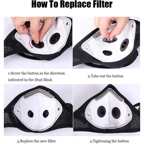 💖Reusable Carbon Filter Dust Mask – Built for Active Lifestyles – Gomeking