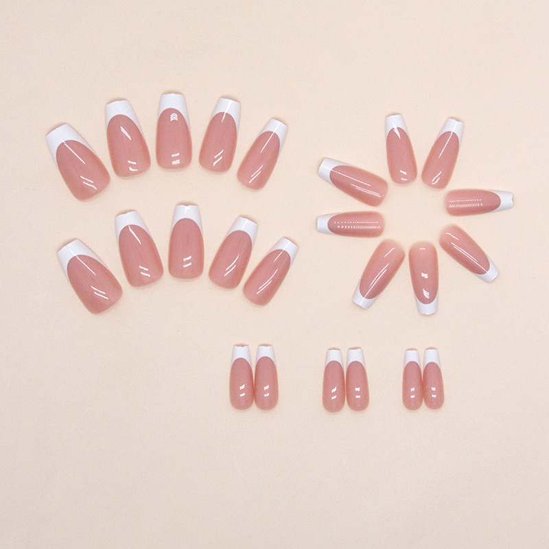 Classic French Tip Long nails