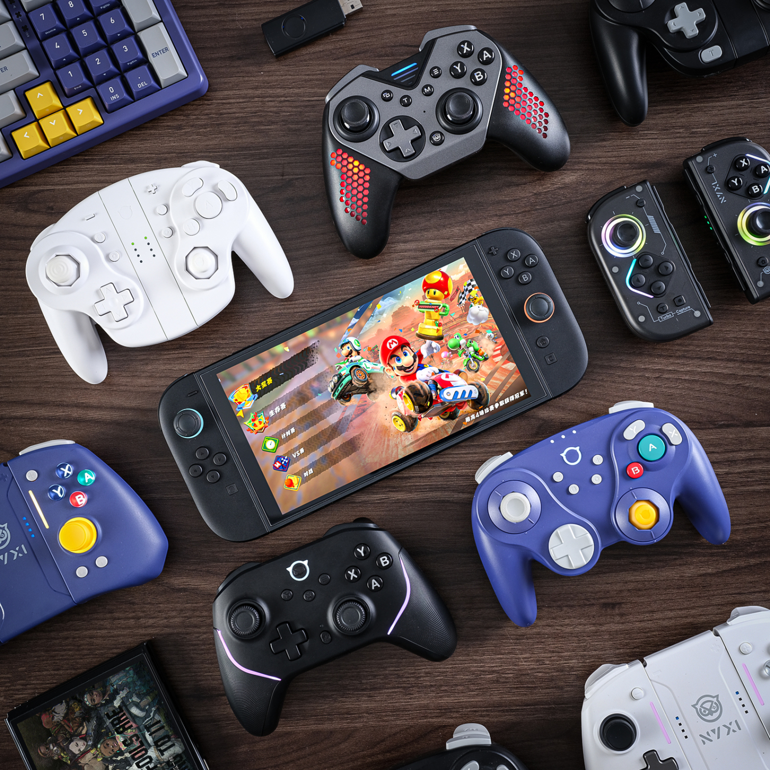 Buy NYXI GameCube Controller for Switch | Wireless Joy-Con with Hall ...