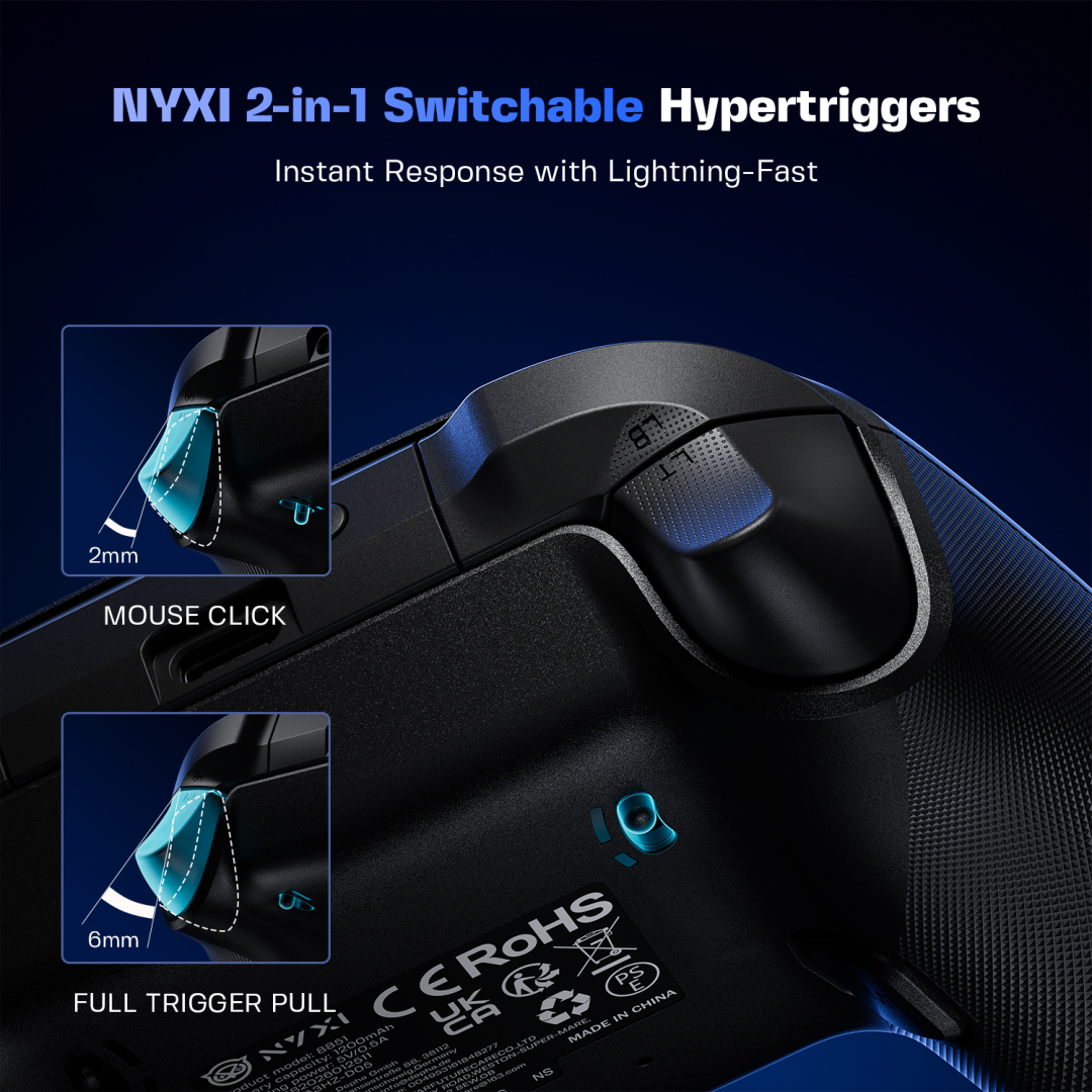 NYXI Imperial Wireless Game Controller: Customizable, Precision Control ...